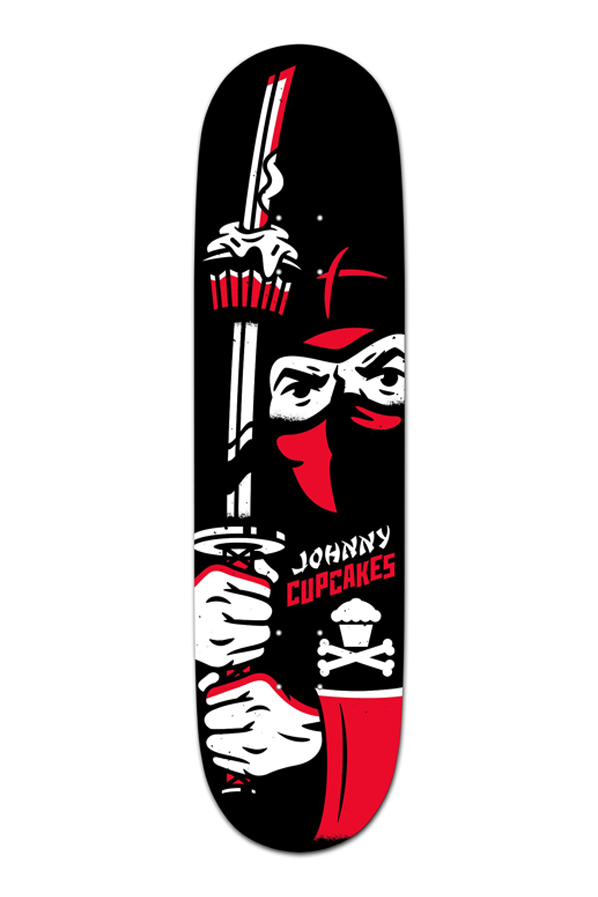 JC Vault - Cupcake Ninja Skateboard Deck