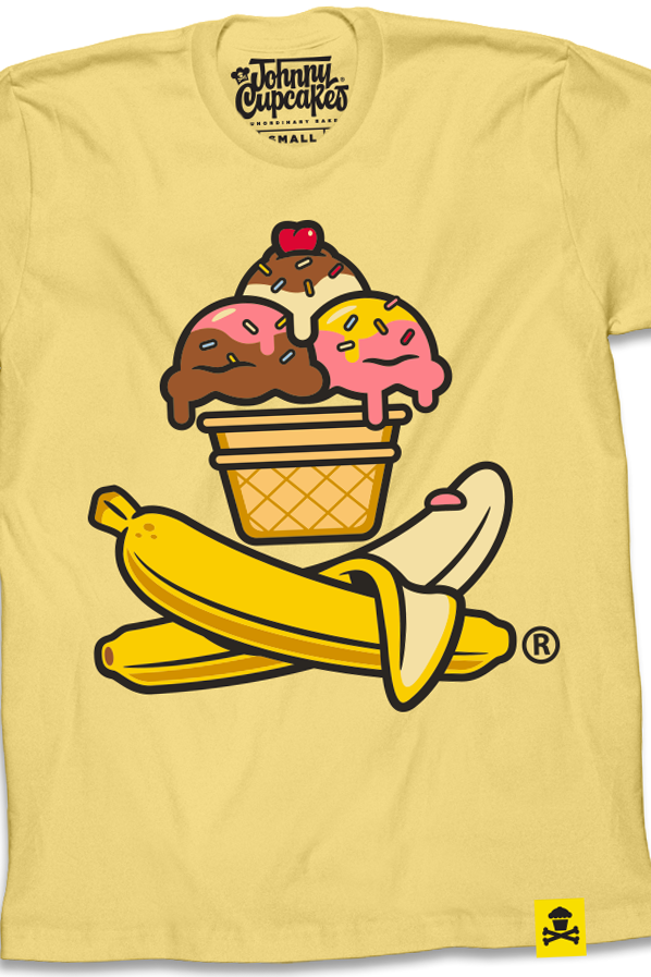 JC Vault - Adult 3XL - Banana Split Crossbones (Yellow)