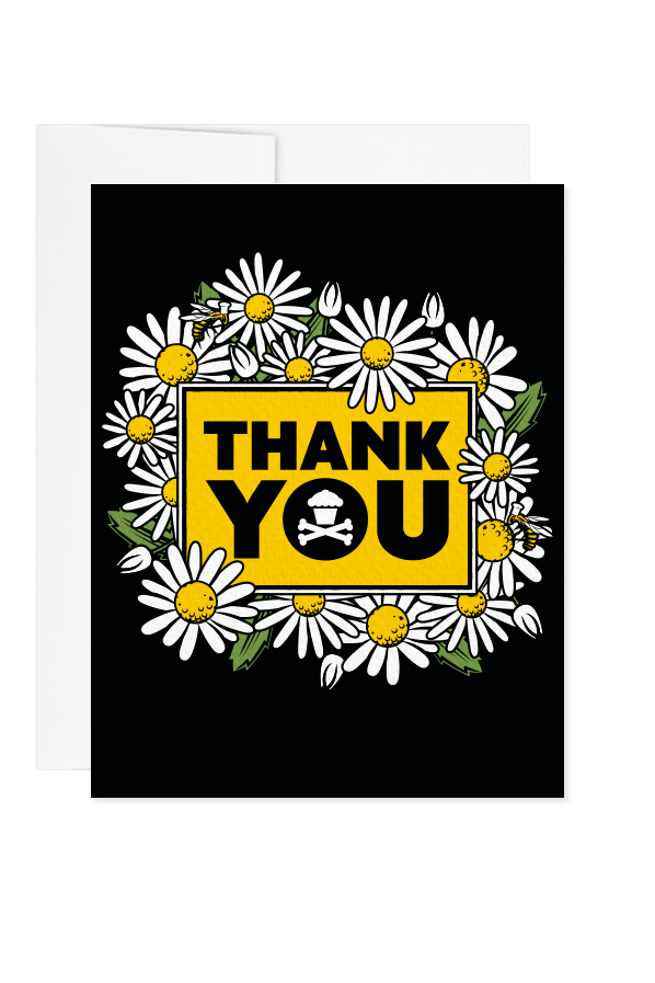 Thank You Daisy Greeting Card