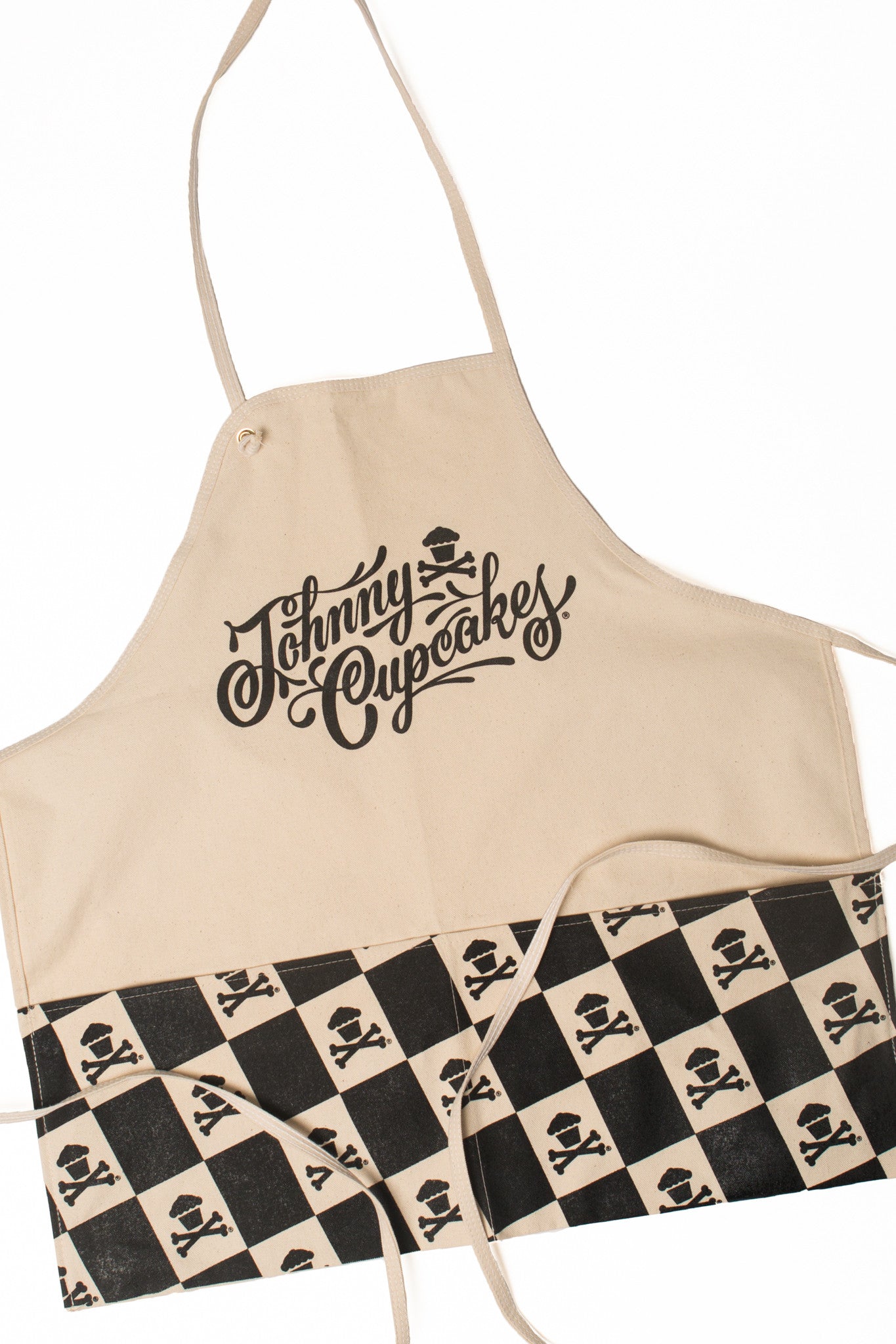 Checkered Crossbones Apron